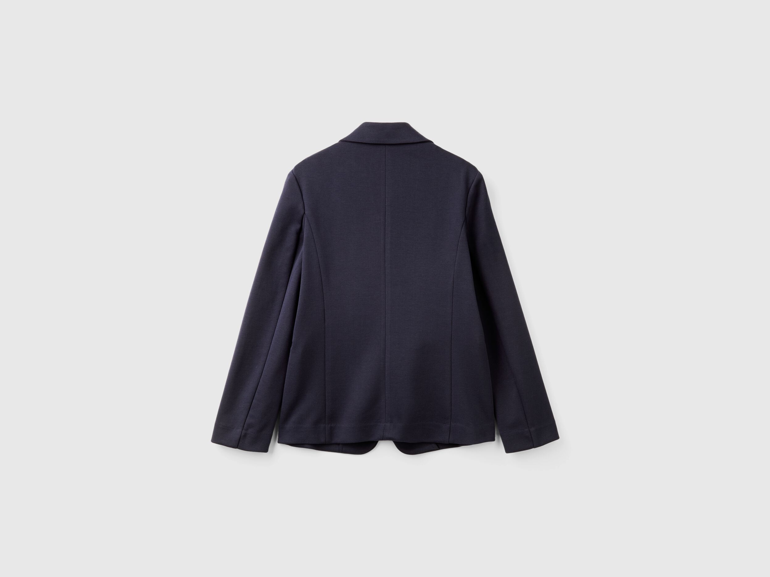 Blazer in cotton blend - Dark Blue | Benetton Blazer in cotton blend - Dark Blue | Benetton
