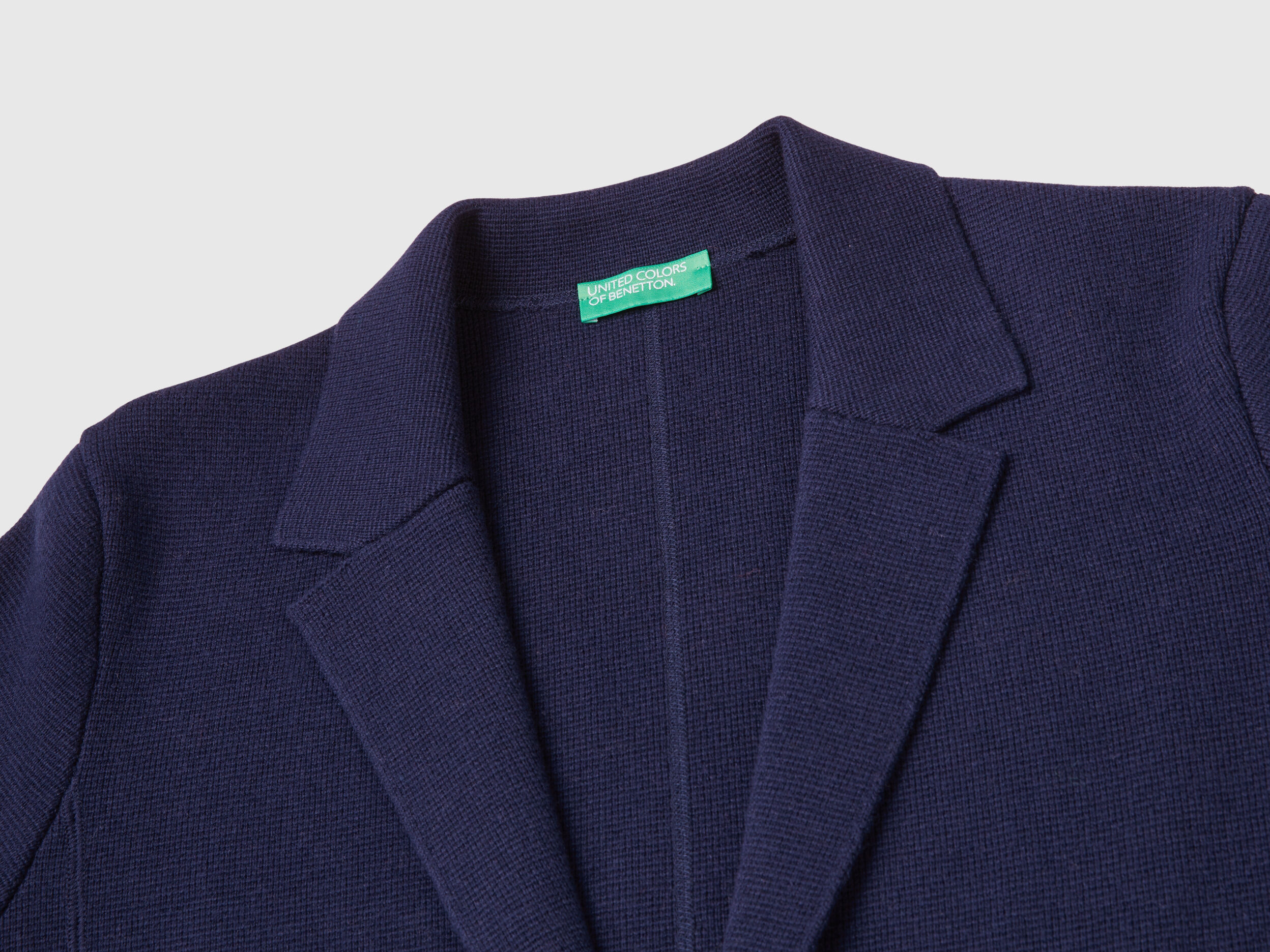 Knit jacket - Dark Blue | Benetton Knit jacket - Dark Blue | Benetton